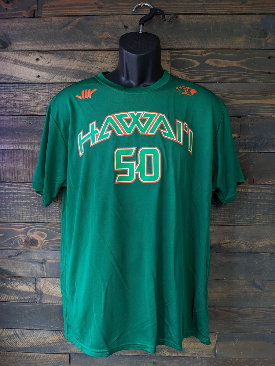 Adult Moisture Wicking Hawaii Five-0 T-shirt Collab w/ HiLife (Green ...