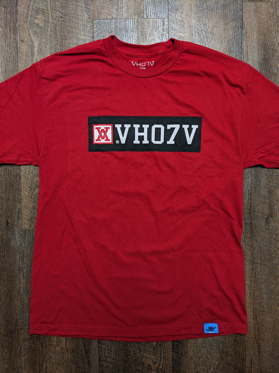 Adult "Stamp" Tee (Cardinal) (ALL SALES FINAL) – VH07V