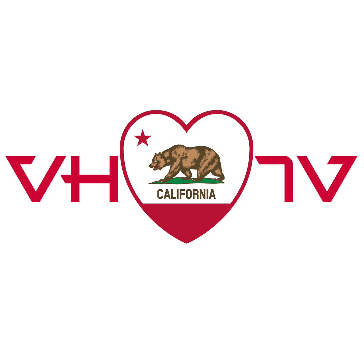 Adult "California Love" Tee (White) – VH07V