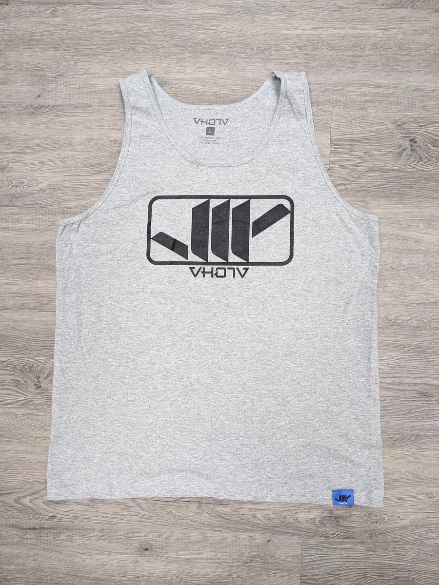 Adult Logo Tank (Heather Gray) Shaka Emblem – VH07V