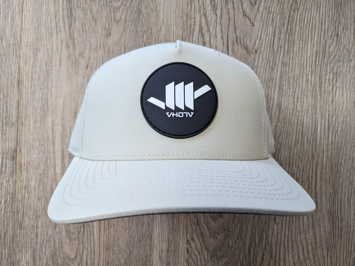 Snapback: Curved Bill, Pinched Front, Laser Perforated Performance Tru ...