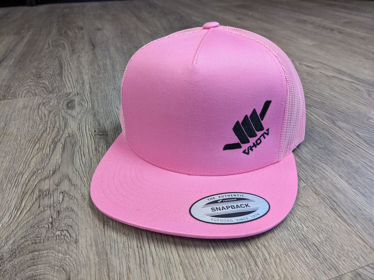 Snapback: Diagonal Mini Shaka (Pink/Black thread) – VH07V