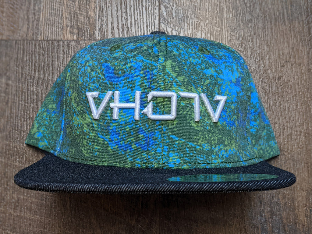 Snapback: Omilu/White 3D Puff logo – VH07V
