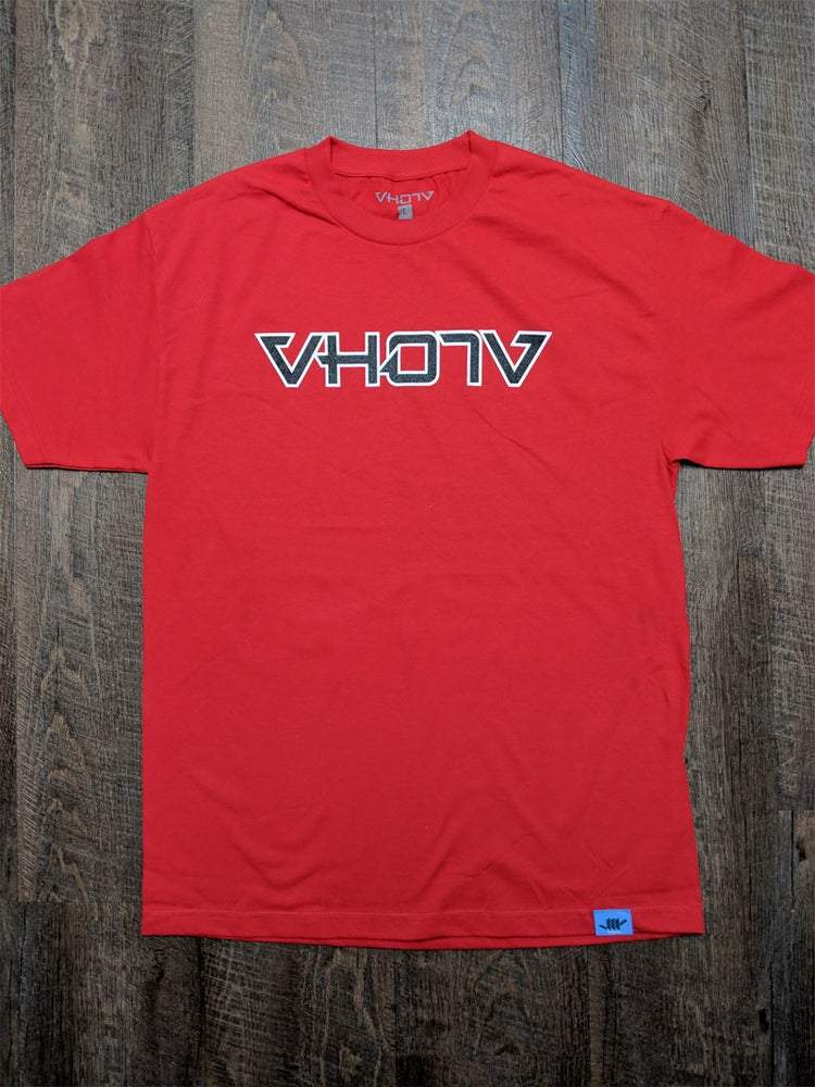 Adult Logo Tee (Red/Black) Outline – VH07V